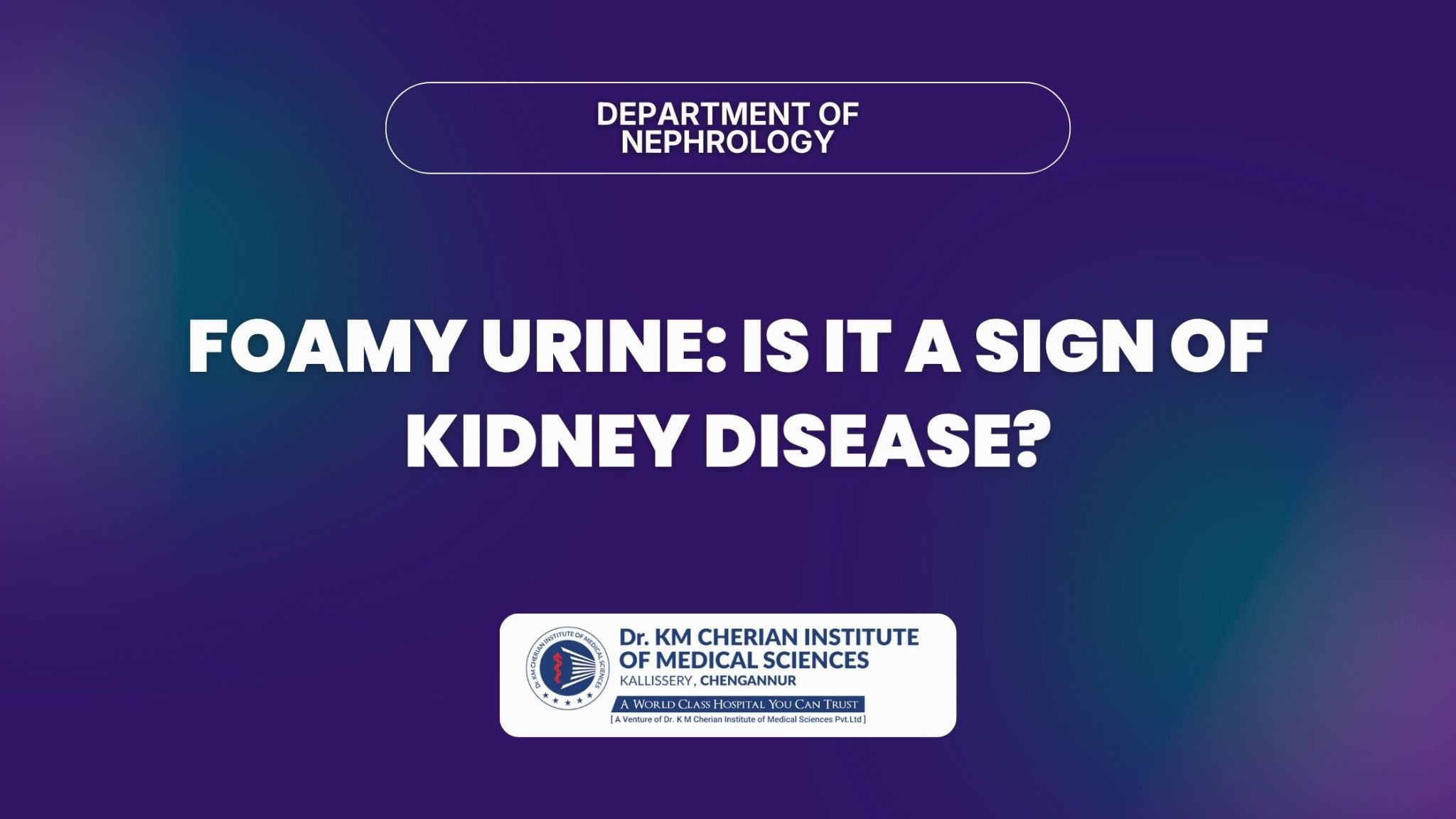 Foamy Urine: When to Worry and Necessary Tests
